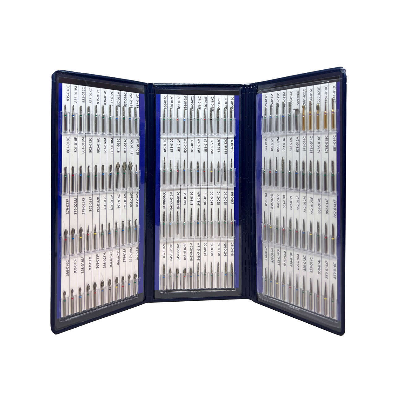 Blue Streak Diamond Bur Sample Wallet 132/pk - MARK3 | Noble Dental ...